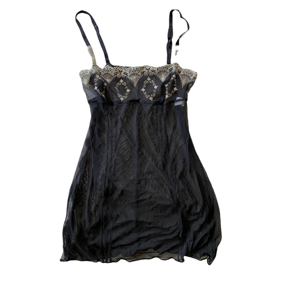 La Perla Intimates And Sleepwear La Perla Lingerie Sheer Slip Black